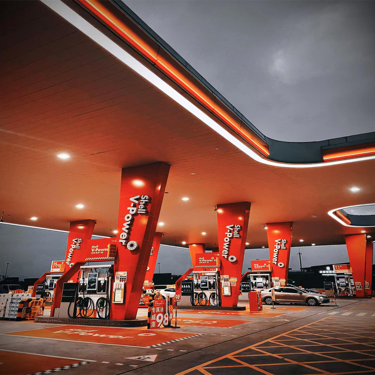 Pylon Sign for Gas Station - Puci Metal