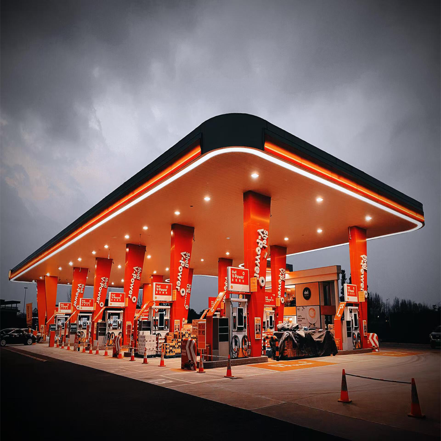 Pylon Sign for Gas Station - Puci Metal